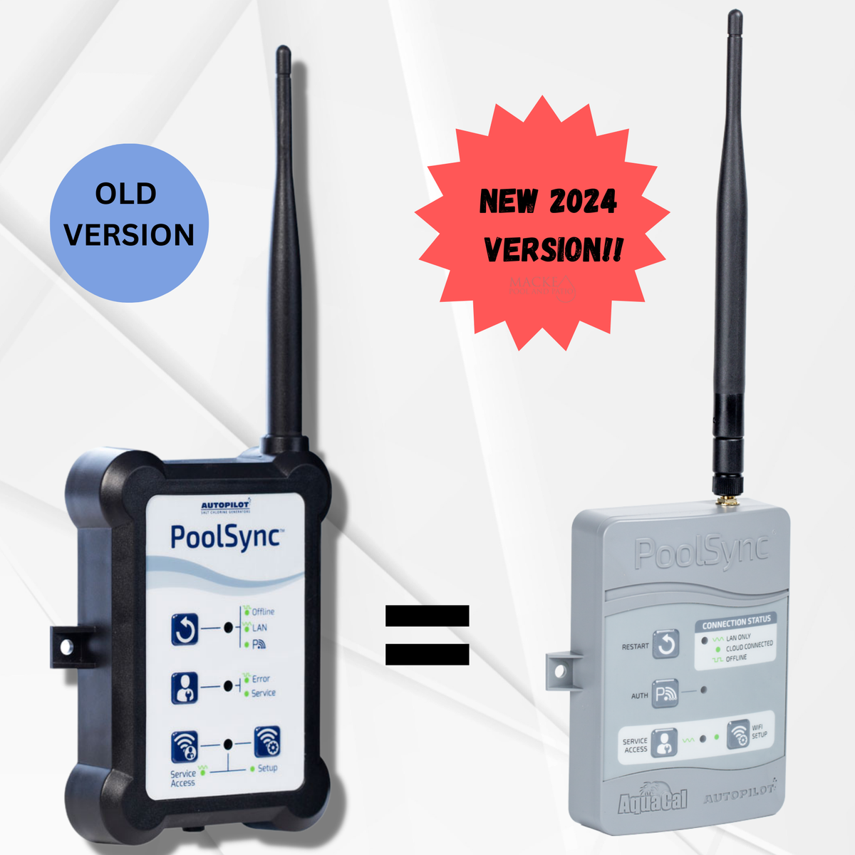 Aqua Cal ECP0343 PoolSync WiFi Controller for AquaCal Heat Pump and AutoPilot ChlorSync ...