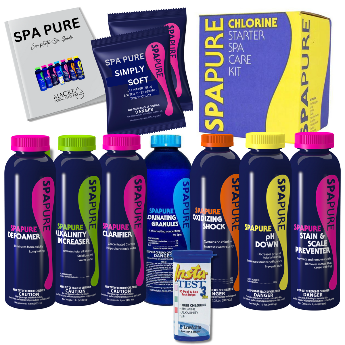 SpaPure Chlorine Complete Spa Care Kit | Macke Pool & Patio