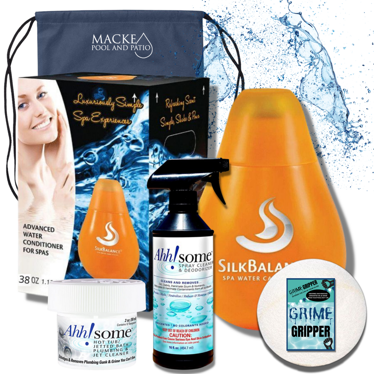 Silk Balance & Ahh-Some All-In-One Hot Tub Purge Treatment Package ...
